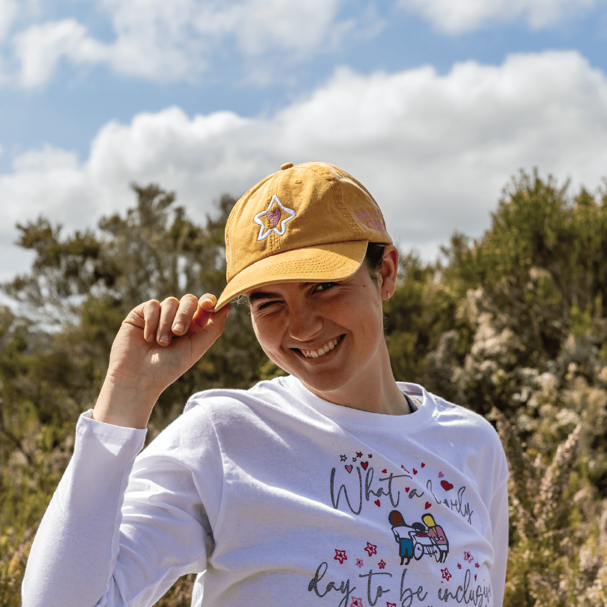 Washed Everyday Cap - Mustard - Sabrina Love Foundation